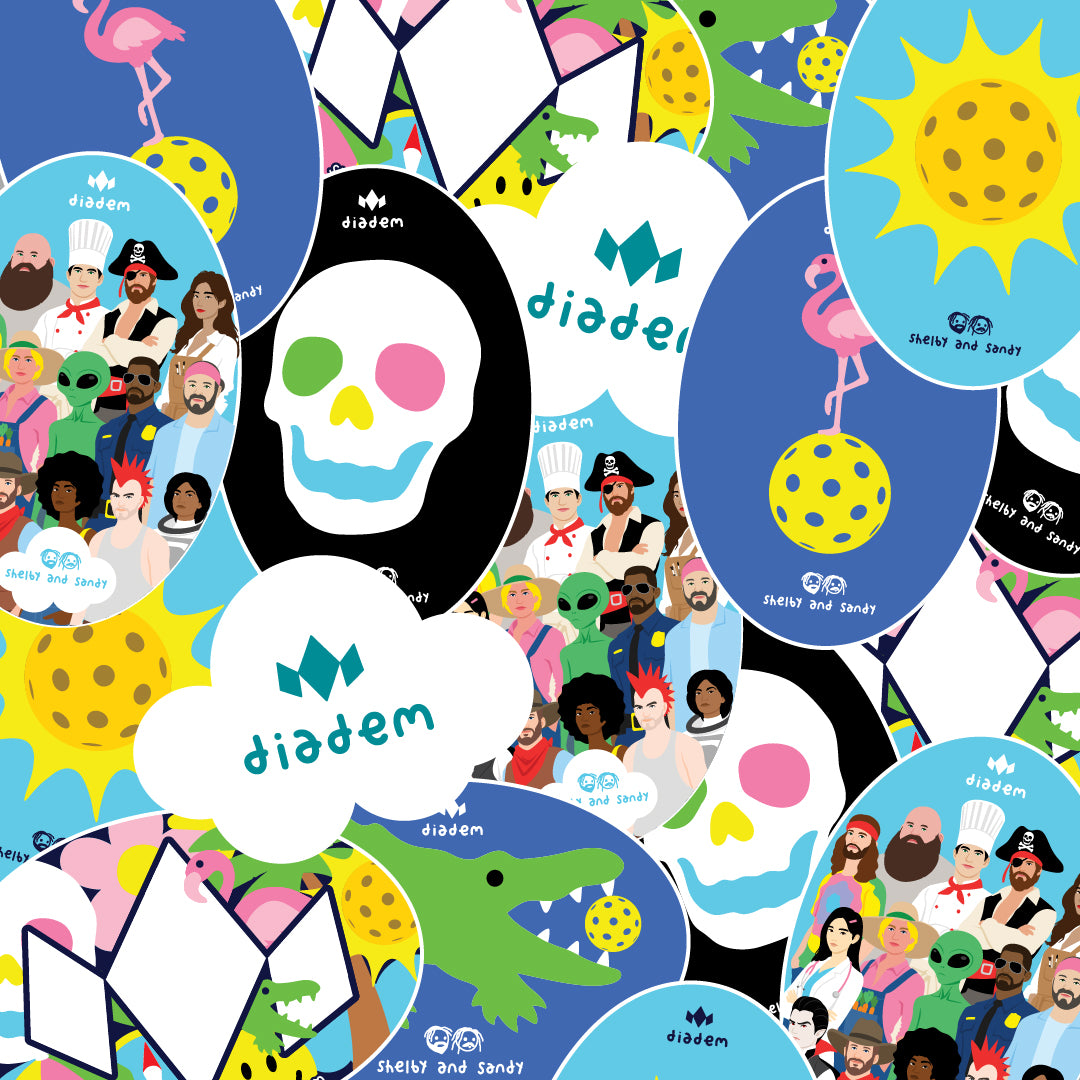 shelby and sandy Sticker Pack – Diadem Sports